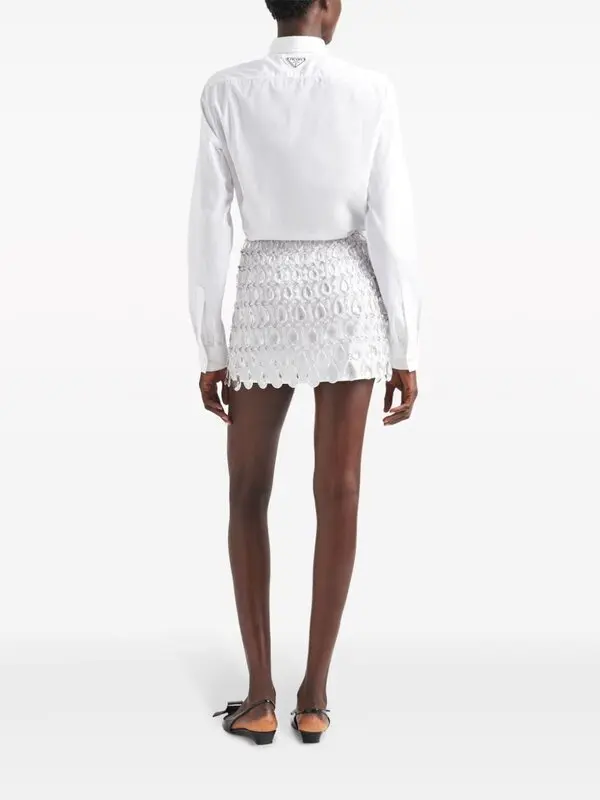 Prada Jewelled Mini Skirt
