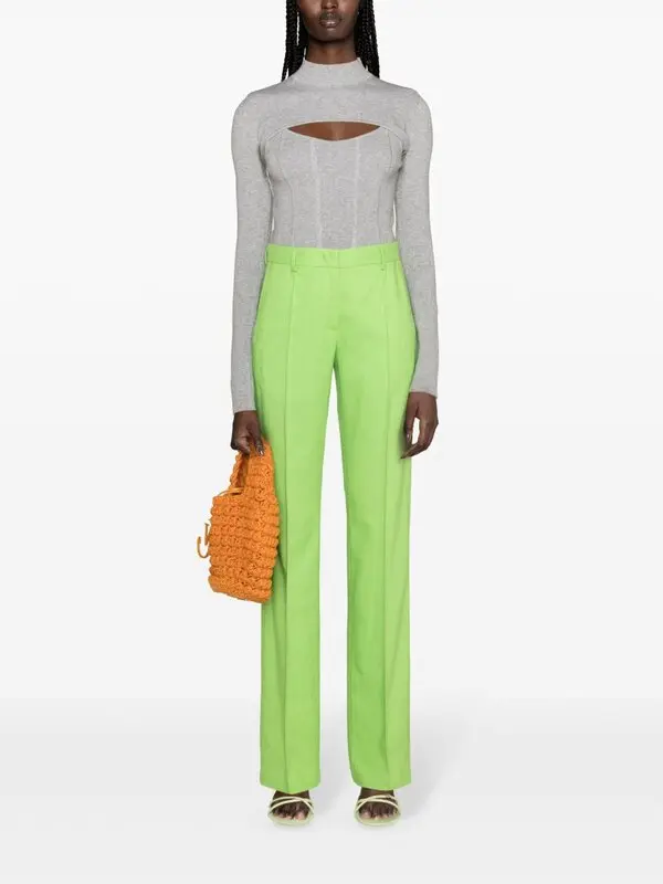 MSGM Straight-leg Tailored Trousers