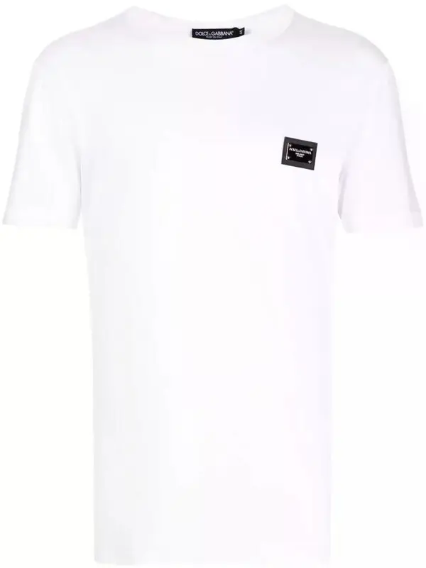 Dolce & Gabbana Logo-plaque T-shirt - White
