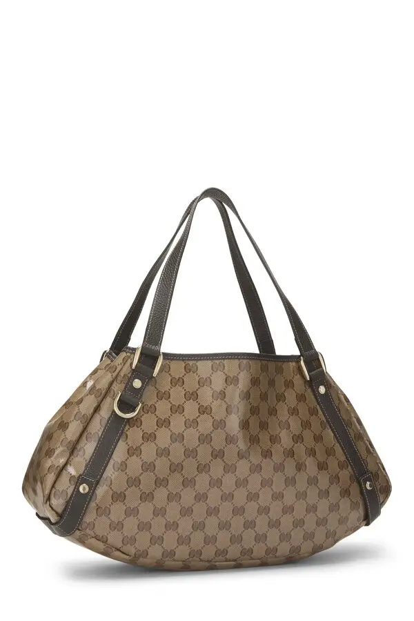 Gucci Original Gg Crystal Canvas Abbey Tote Bag