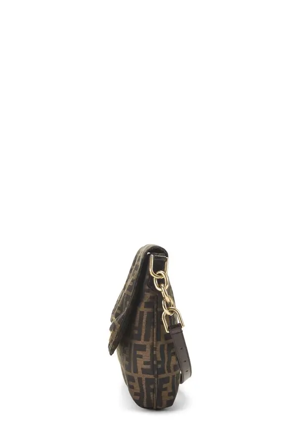 Fendi Zucca Canvas Shoulder Bag