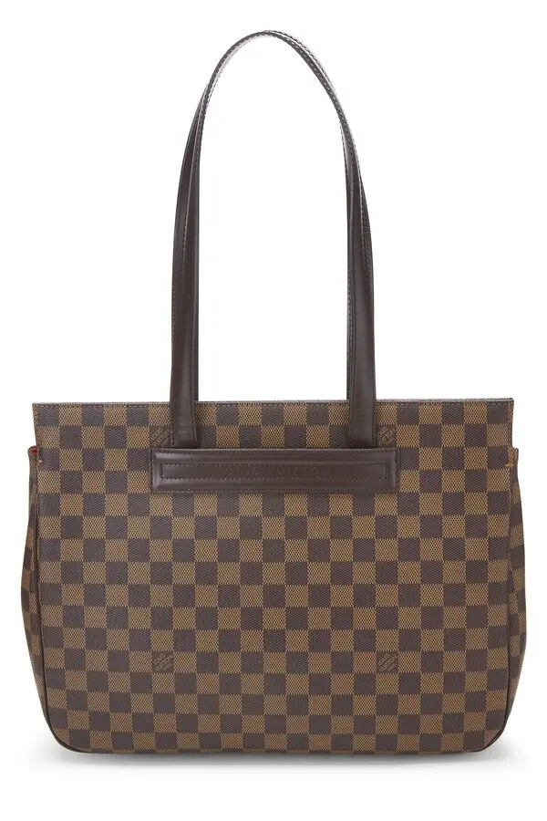 LOUIS VUITTON Damier Ebene Parioli Tote - Brown