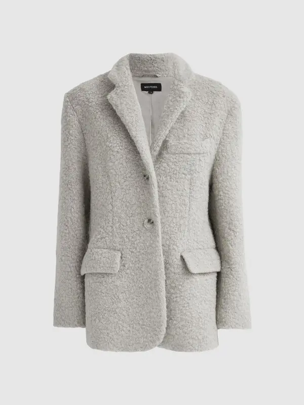 MEOTINE Wool Single Breasted Coat