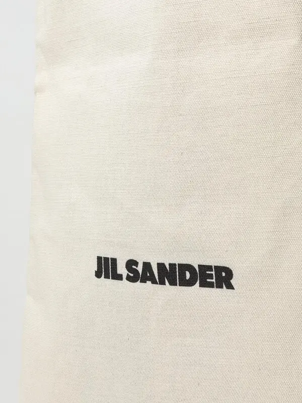 JIL SANDER Logo Tote Bag - White