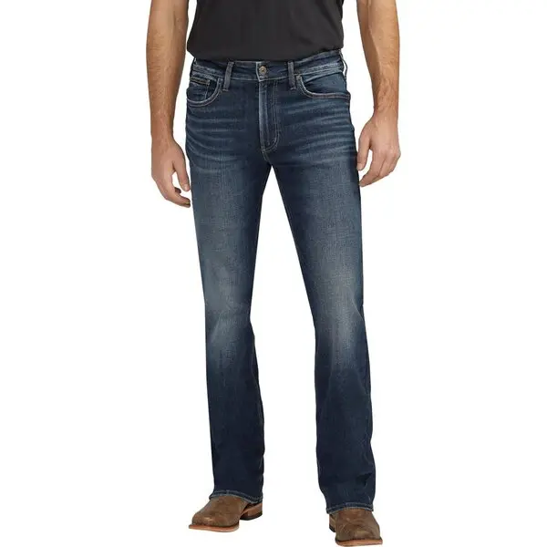 SILVER JEANS CO. Zac Relaxed Fit Straight Leg Jeans