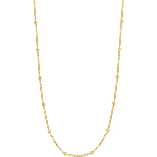 Bony Levy 14k Gold Bead Station Necklace - 14k Yellow Gold