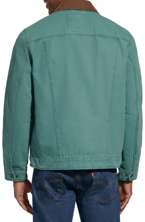 LEVI'S Lightweight Cotton Twill Utility Jacket - North Atlantic