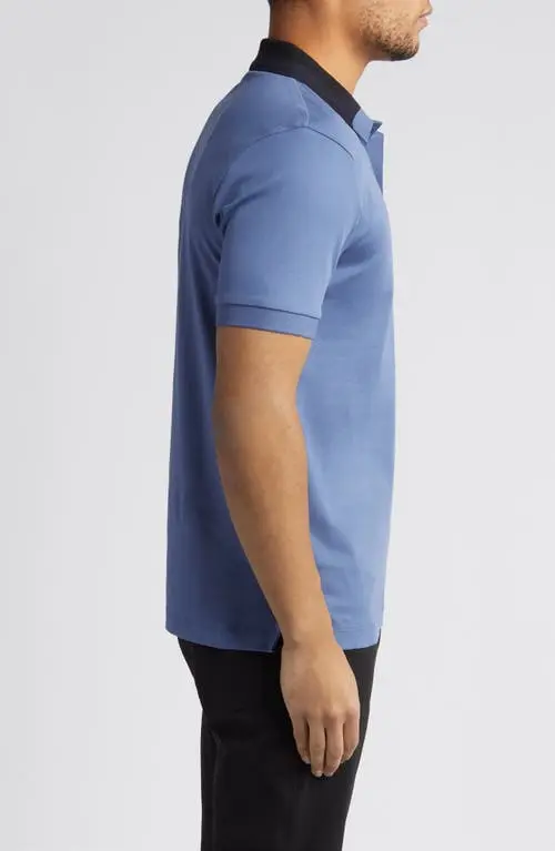 BOSS Phillipson Colorblock Collar Cotton Polo