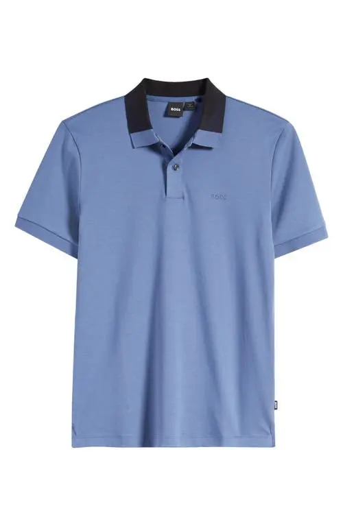 BOSS Phillipson Colorblock Collar Cotton Polo