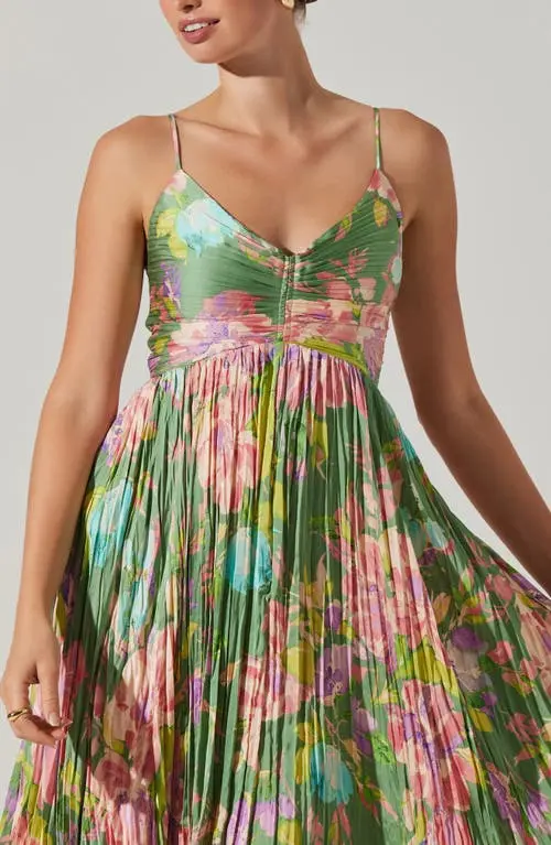 green emerald velvet dress Pink Ivy Garden Dress Teuta Matoshi