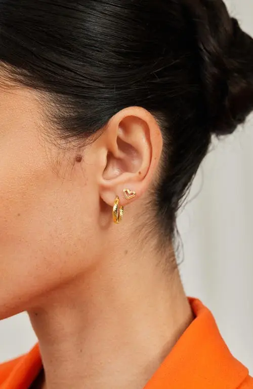 Bony Levy 14k Gold Heart Stud Earrings