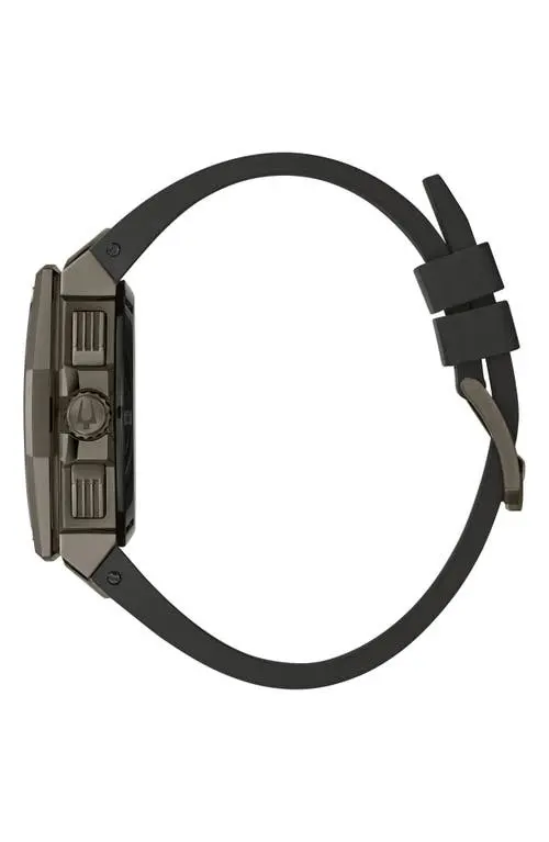 Bulova Series X Chronograph Rubber Strap Watch - Two-tone