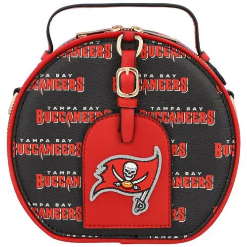 CUCE Tampa Bay Buccaneers Repeat Logo Round Bag - Black