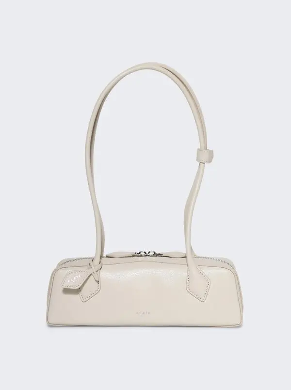Alaïa Le Teckel Small Bag In Leather - White