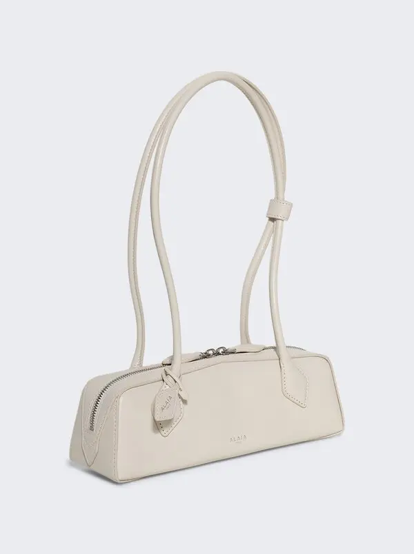 ALAÃA Alaïa Le Teckel Small Bag In Leather - White