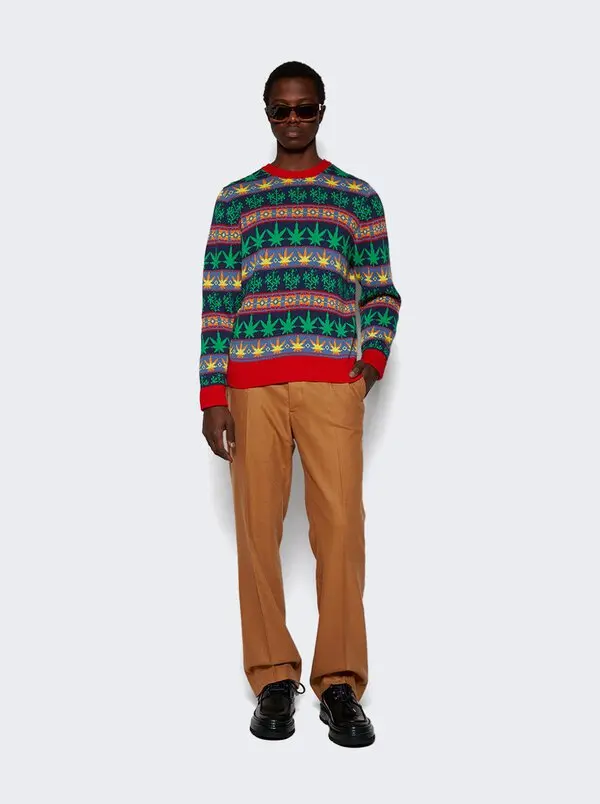 BODE Marin Jacquard Sweater - Multicolor