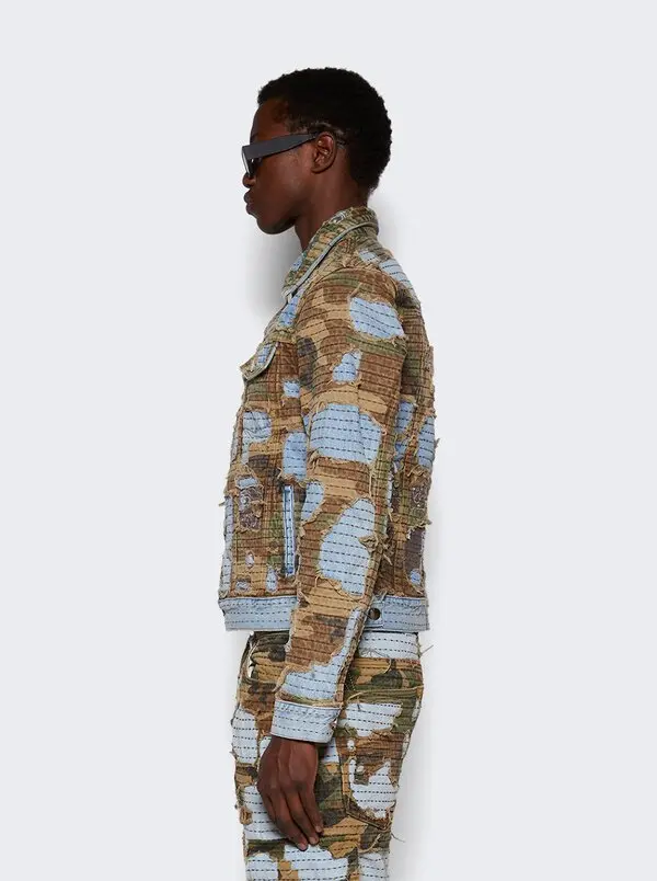 Amiri Boro Repair Trucker Jacket - Multi