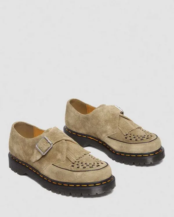 Dr. Martens Ramsey Suede Kiltie Buckle Creepers