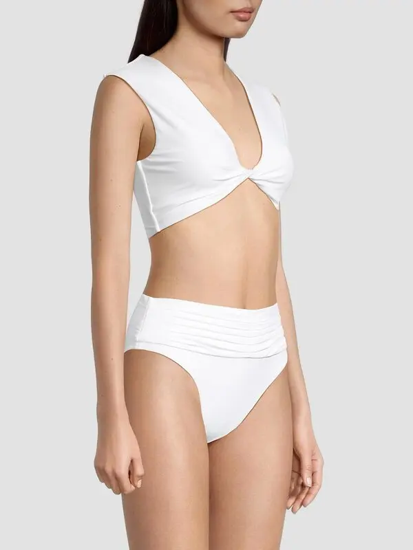 Ramy Brook Oliwia Bikini Top - White