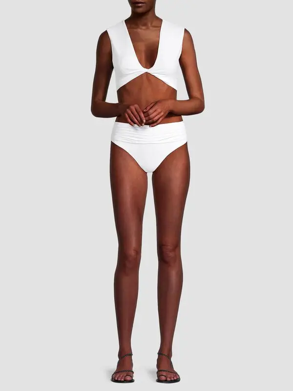 Ramy Brook Ivo Bikini Bottom - White