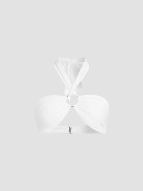 Ramy Brook Marie Bikini Top - White