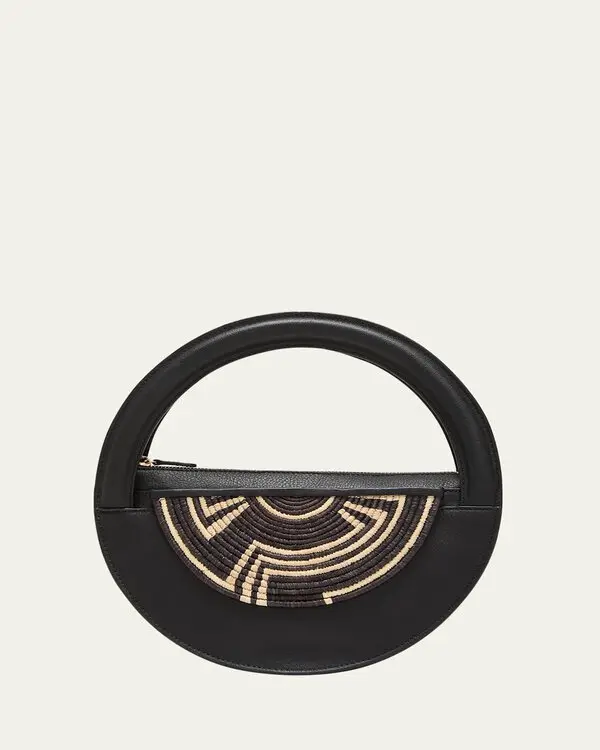 EILAF Medani Leather Crossbody Bag - Black