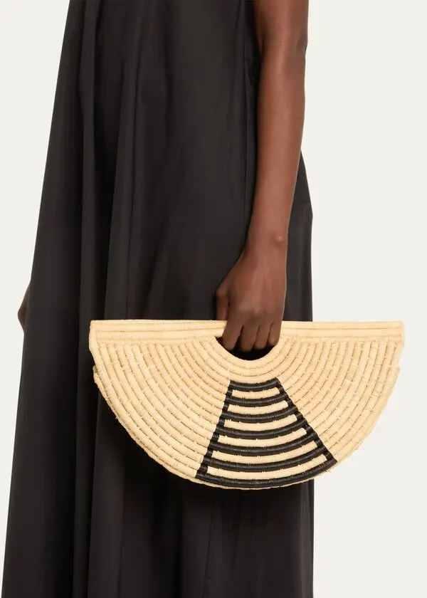 EILAF Mini Raffia Top-handle Bag