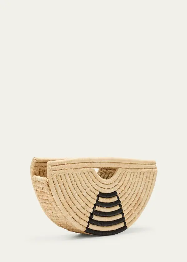 EILAF Mini Raffia Top-handle Bag