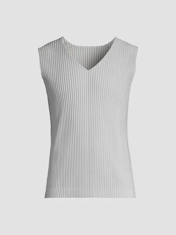 Issey Miyake Basics V-neck Vest