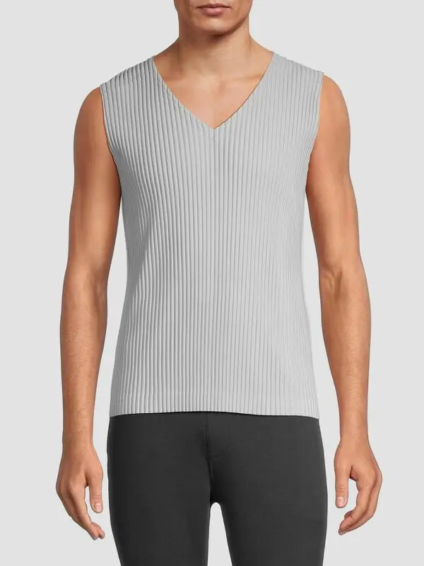 Issey Miyake Basics V-neck Vest