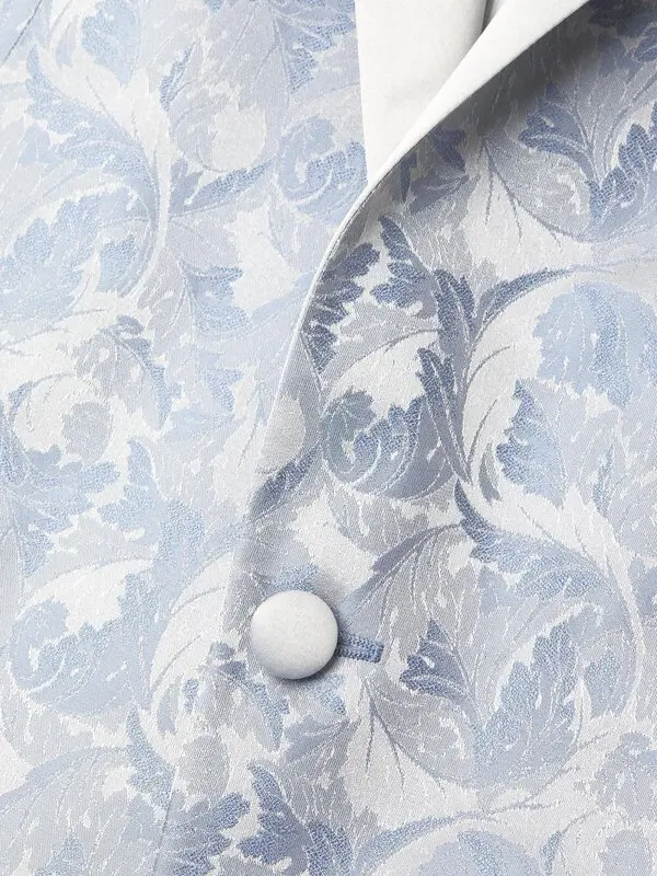 Corneliani Jacquard Silk-blend One-button Dinner Jacket