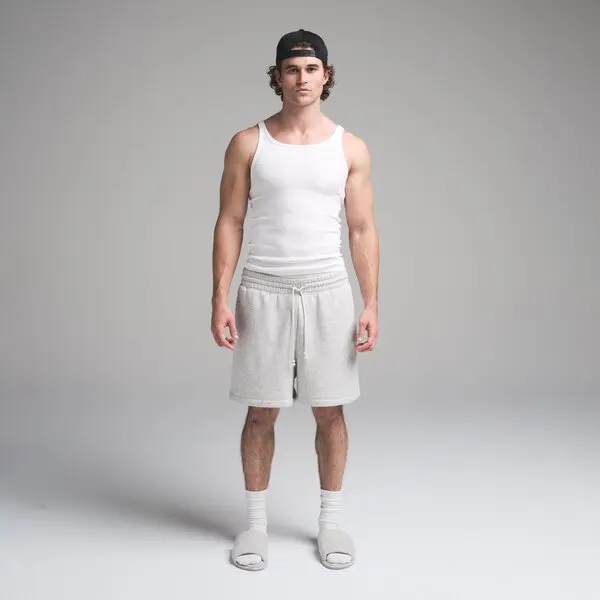 SKIMS Rib Tank Top 3 Pack | White | Medium | Cotton - Chalk