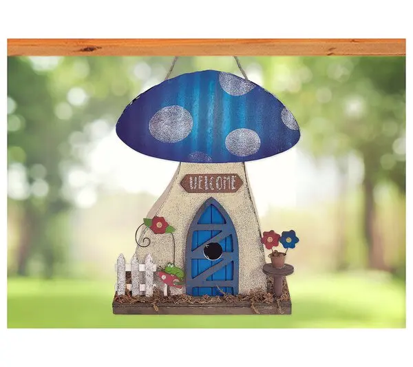 SUNSET VISTA DESIGNS Mushroom Birdhouse