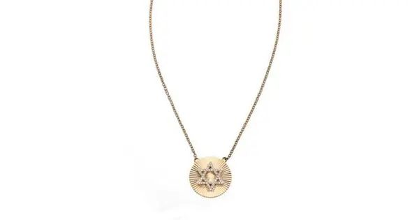 Jennifer Zeuner Jewelry Eden Star Of David Necklace - Gold