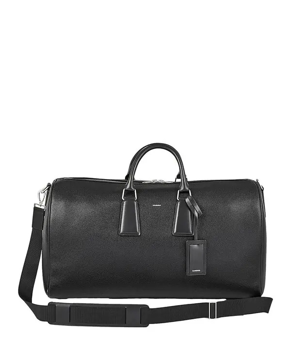 Sandro Coated Canvas Weekender Bag