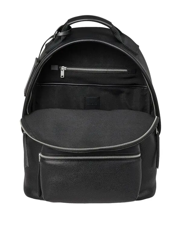 Sandro Coated Canvas Backpack - Black