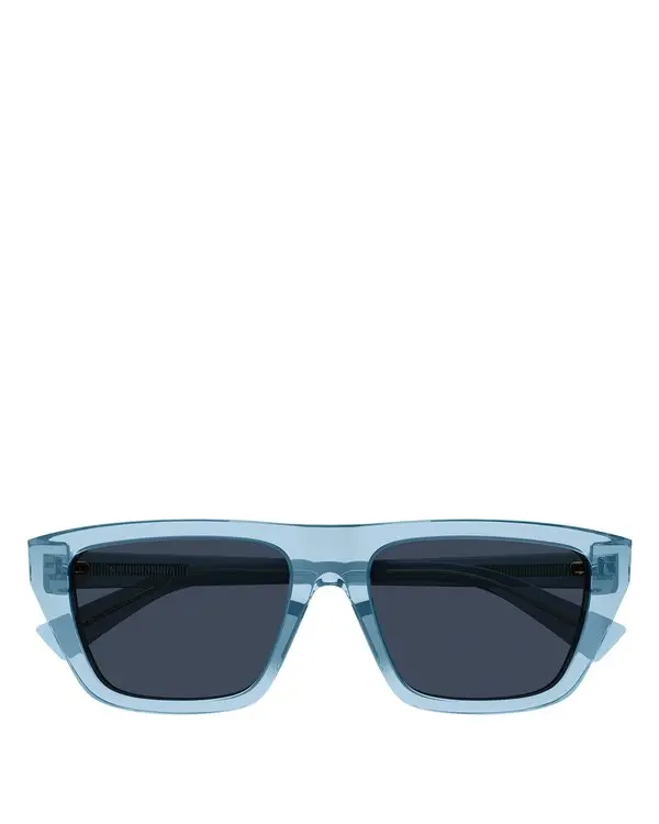 Bottega Veneta Squared Sunglasses, 54mm