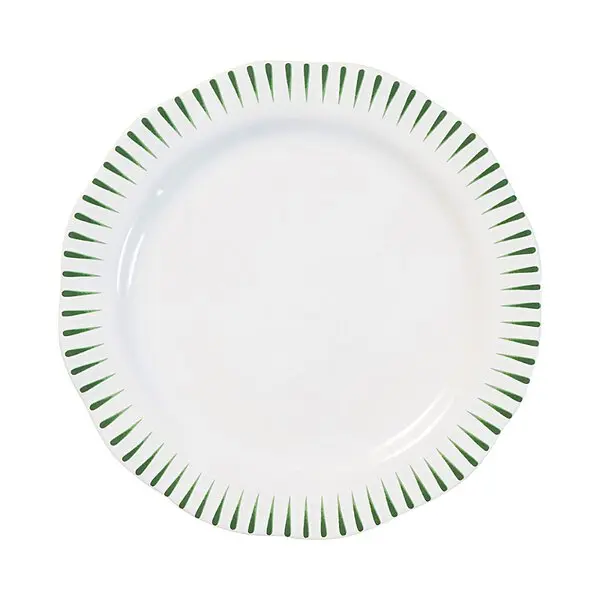 JULISKA Sitio Stripe Dinner Plate - Basil
