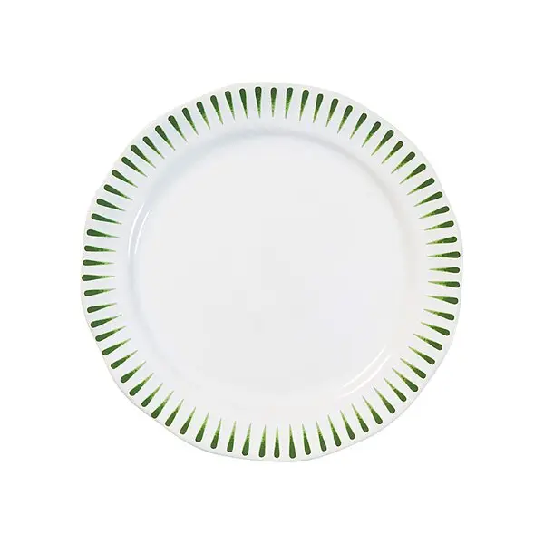 JULISKA Sitio Stripe Dessert/salad Plate - Basil
