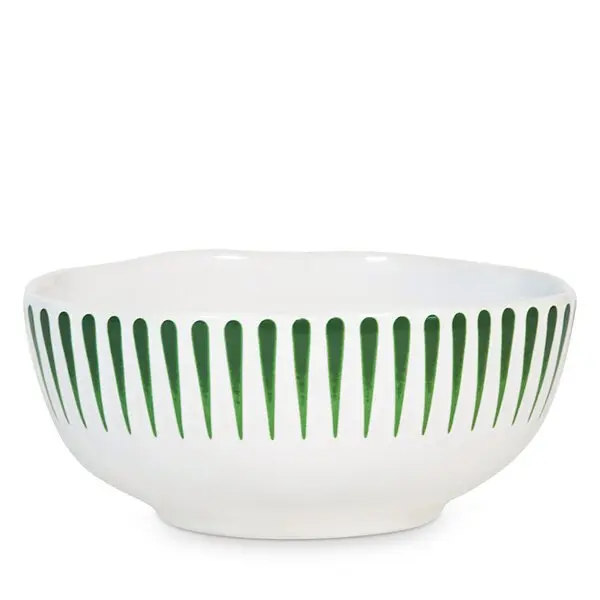 JULISKA Sitio Stripe Cereal/ice Cream Bowl - Basil