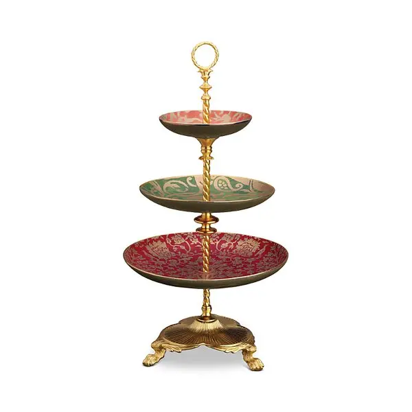 L'Objet Fortuny 3 Tier Server, Assortment - Multi