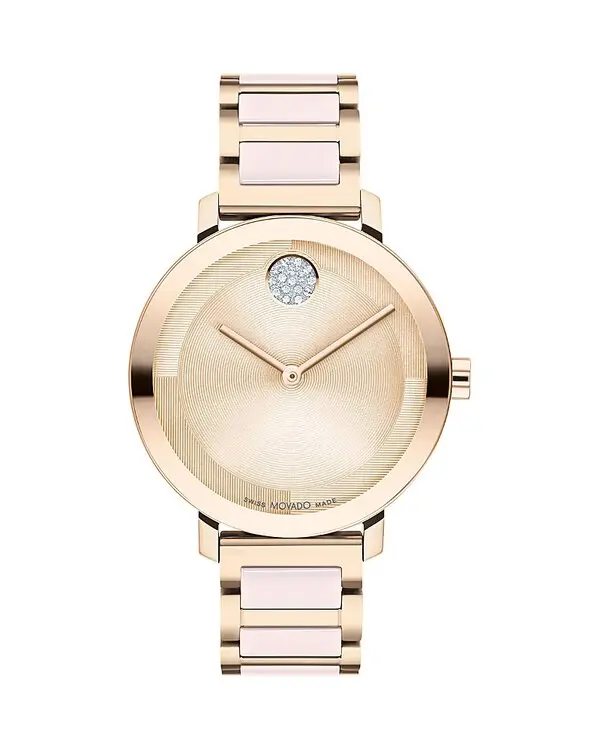 Movado Evolution 2.0 Watch, 34mm - Rose Gold