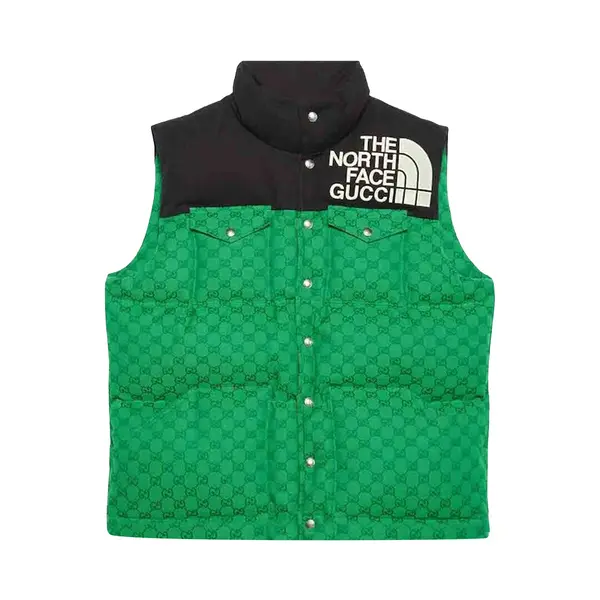 Gucci X The North Face Padded Vest - Green