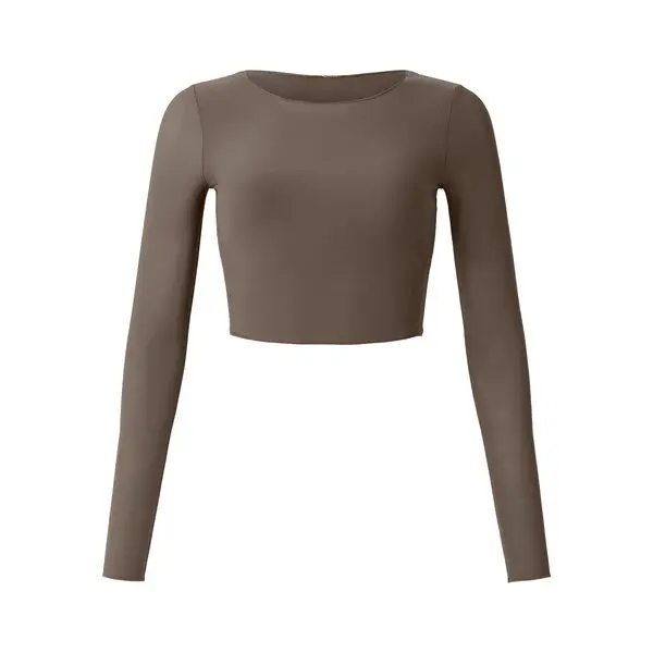 Alo Yoga Mesh Sheer Illusion Long Sleeve Top