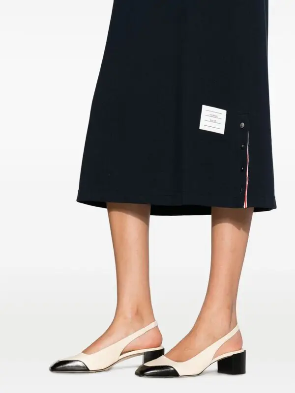 Thom Browne Rwb-trimmed Polo Dress