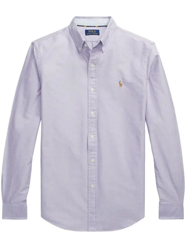 Polo Ralph Lauren Polo Pony-embroidered Shirt - Purple