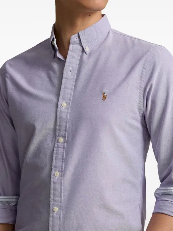 Polo Ralph Lauren Polo Pony-embroidered Shirt - Purple