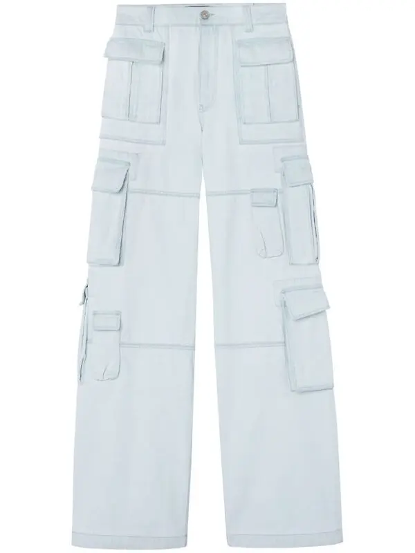 Versace Wide-leg Cargo Jeans