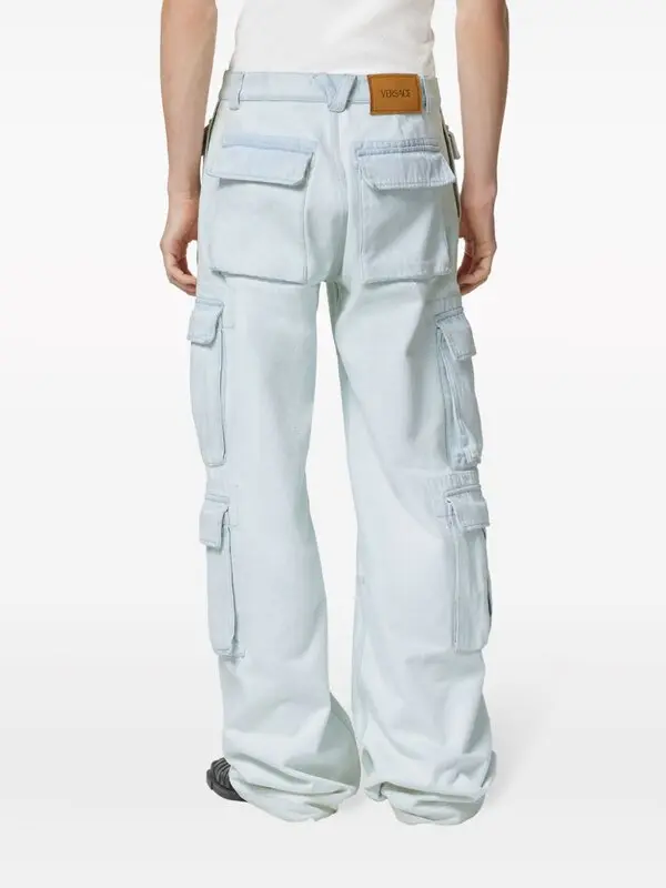 Versace Wide-leg Cargo Jeans