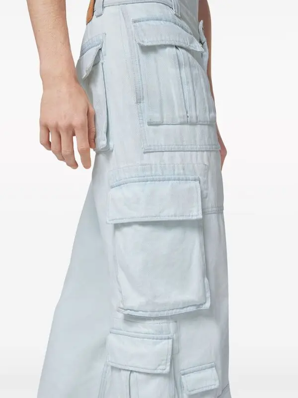 Versace Wide-leg Cargo Jeans